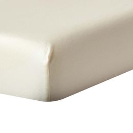 Homescapes SPANNBETTLAKEN Satin aus 100% Bio-Baumwolle