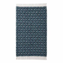 Homescapes HANDWEBTEPPICH Tula geometrisch gemustert 90/150 cm
