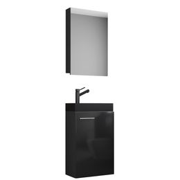 Badezimmer Slito 3-tlg. Schwarz
