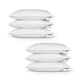Homescapes KOPFKISSEN 6er-Set Federkissen 48/74 cm