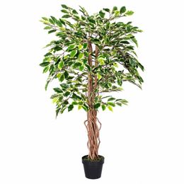 Homescapes KUNSTBAUM Ficus benjamini, 120 cm