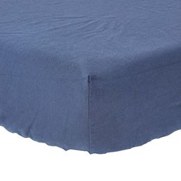 Homescapes LEINEN-SPANNBETTLAKEN extra hoch, 60% Leinen & 40% Baumwolle