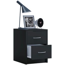 Nachtk&auml;stchen Boxal Mini Schwarz