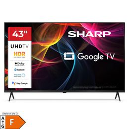 Sharp 43HL4265E 43 Zoll 4K Ultra HD LED Fernseher Google TV Dolby Vision Atmos HDMI 2.1 Triple Tuner