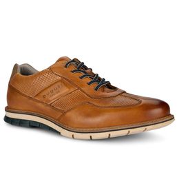 Herren Gro&szlig;e Gr&ouml;&szlig;en | Bugatti Schn&uuml;rschuh mit Wechselfu&szlig;bett Farbe cognac Gr&ouml;&szlig;e: EU45