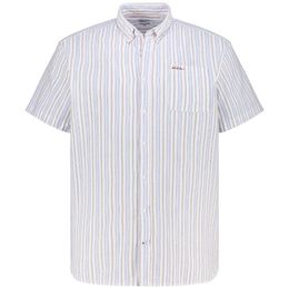Jack & Jones Herren Gro&szlig;e Gr&ouml;&szlig;en | Jack&Jones Freizeithemd mit Streifen Farbe wei&szlig; Gr&ouml;&szlig;e: 8XL