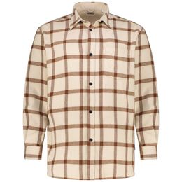 Jack & Jones Herren Gro&szlig;e Gr&ouml;&szlig;en | Jack&Jones Kariertes Flanellhemd Farbe natur Gr&ouml;&szlig;e: 5XL