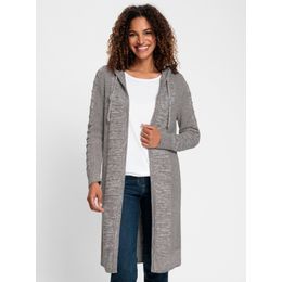 Longstrickjacke
