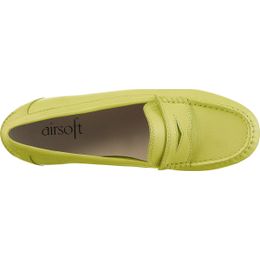 airsoft modern+ Damen Slipper in Mokassin-Machart, apfel, Gr&ouml;&szlig;e 37
