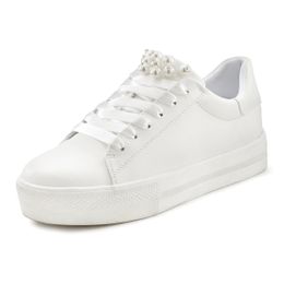 Lascana Damen Sneaker, wei&szlig;, Gr&ouml;&szlig;e 39