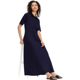 Heine Witt Damen Polokleid mit Druckkn&ouml;pfen, marine, Gr&ouml;&szlig;e 38