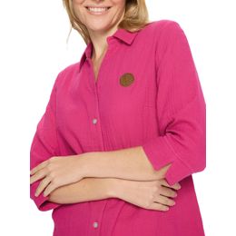 WITT Damen Longbluse in Musselin-Qualit&auml;t, magenta, Gr&ouml;&szlig;e 40