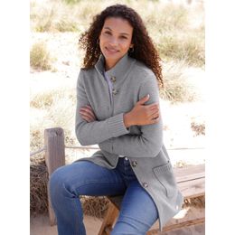 Longstrickjacke