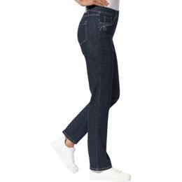 WITT Damen Jeans mit Rundum-Dehnbund, dark blue, Gr&ouml;&szlig;e 22