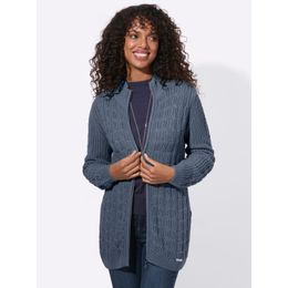 Longstrickjacke