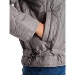 WITT Damen Steppjacke mit Ziern&auml;hten, taupe, Gr&ouml;&szlig;e 42