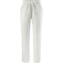WITT Damen Schlupfhose in Struktur-Optik, ecru, Gr&ouml;&szlig;e 56