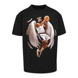 T-Shirt "Upscale by Mister Tee Unisex Immortal Oversize Tee", Damen, Gr. M, schwarz, 100% Baumwolle, UPSCALE BY MISTER TEE, unifarben, oversize, ohne Ausschnitt, Shirts T-Shirt