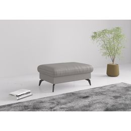 Sit & More Polsterhocker SIT & MORE "Morris", grau (light grau), B:103cm H:44cm T:69cm, Hocker, Polsterhocker, mit praktischen Stauraum