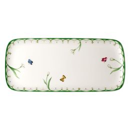 Villeroy & Boch Servierplatte VILLEROY & BOCH "Kuchenplatte Colourful Spring 35 x 16 cm bunt", bunt, Porzellan, Servierplatten, Servierplatte