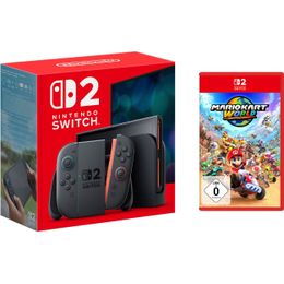 NINTENDO SWITCH 2 Konsolen-Set "Switch 2 + Mario Kart World", schwarz, B:27,2cm H:16,6cm T:1,39cm, Spielekonsolen