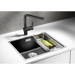 Granitsp&uuml;le Blanco "SUBLINE 500-IF SteelFrame", wei&szlig;, B:54,3cm, Verbundwerkstoff, K&uuml;chensp&uuml;len