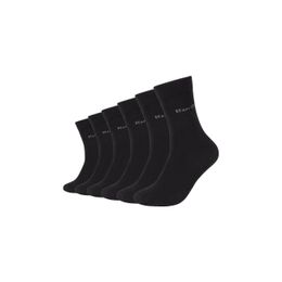 Marc O'Polo Socken MARC O'POLO "6er Pack", Damen, Gr. 35-38, schwarz, 75% Baumwolle, 24% Polyamid, 1% Elasthan, uni, Socken Socken
