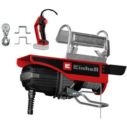Seilzug Einhell "TE-EH 18/250 Li BL-Solo", schwarz, rot, B:11,3cm H:15,3cm L:31,7cm, Umlenkrollen, ohne Akku und Ladeger&auml;t