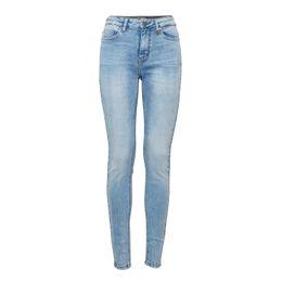 Regular-fit-Jeans Pulz Jeans "Jeans PZJOY", Damen, Gr. 29, L&auml;nge 30, blau (light blau denim), Obermaterial: 99% Baumwolle CO. 1% Elasthan EL., Jeans
