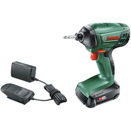 Bosch Home and Garden Akku-Schlagbohrschrauber BOSCH HOME & GARDEN "AdvancedImpactDrive 18", bunt (gr&uuml;n, schwarz, rot), B:242mm H:91mm L:245mm, Bohrmaschinen, inkl. Akku und Ladeger&auml;t