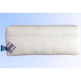 Nackenst&uuml;tzkissen Jekatex "Ergo", wei&szlig;, B:40cm H:15cm L:80cm, Bezug: 100% Baumwolle. F&uuml;llung: 100% Polyester, Kopfkissen, Zertifiziert durch die Aktion gesunder R&uuml;cken (AGR) e.V.