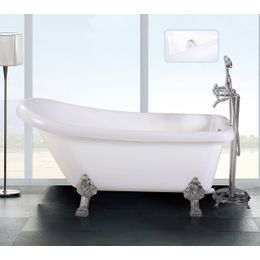 Badewanne Sanotechnik "Empire", wei&szlig;, B:170cm H:75cm T:75cm, Acryl, Badewannen, doppelwandig