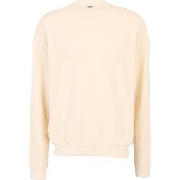 Rundhalspullover Urban Classics "Urban Classics Light Terry Crew", Herren, Gr. 3XL, sandwei&szlig;, 75% Baumwolle, 25% Polyester, unifarben, normal, Rundhals, Pullover Rundhalspullover