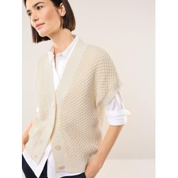 Walbusch Strickweste mit Waffelstruktur