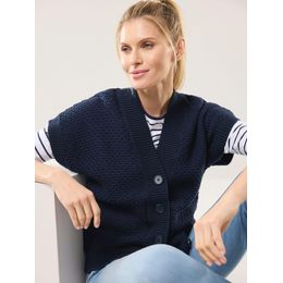 Walbusch Strickweste mit Waffelstruktur