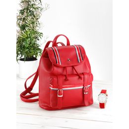Rucksack mit Uhr