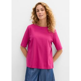 bonprix T-Shirt (8er Pack), schwarz, Gr.36/38 (S), Vielseitig kombinierbares T-Shirt (8er Pack), meliert: 85% Baumwolle (organic)
