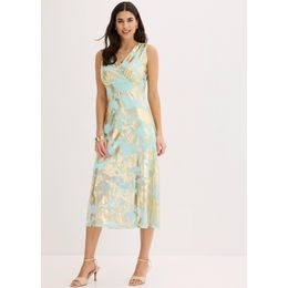 bonprix Midikleid, gr&uuml;n, Gr.36/38 (S), Stylisches Kleid mit tiefem Ausschnitt