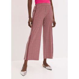 bonprix Jersey-Hose mit Minimaldesign, rot, Gr.56/58 (3XL), flie&szlig;ende Jersey-Hose mit elegantem Minimaldesign