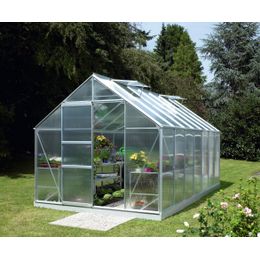 Gew&auml;chshaus Vitavia "Merkur 11500", silber (silberfarben), B:254cm T:441cm, Gew&auml;chsh&auml;user