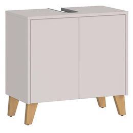 Pharao24.de Waschtischunterschrank Waschtischunterbau in modernem Design 2 t&uuml;rig