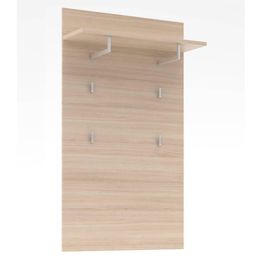 Pharao24.de Garderobenpaneel Wandgarderobe in Eichefarben in Holzoptik foliert
