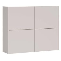 Pharao24.de Dielenschrank Flurschrank in modernem Design mit Dreht&uuml;ren
