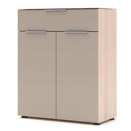 Pharao24.de Wohnzimmerkommode Flurkommode in modernem Design mit Metallgriffen