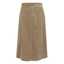 Midirock Culture "Rock CUklay", Damen, Gr. 38, beige (timber wolf), Obermaterial: 100% Baumwolle CO., R&ouml;cke