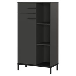 Pharao24.de Aktenschrank Officeschrank Made in Germany in Dunkelgrau