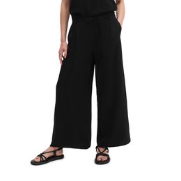 Marc O'Polo Chinohose MARC O'POLO "aus edlem Viskose-Twill", Damen, Gr. 36, Normalgr&ouml;&szlig;en, schwarz, Twill, Obermaterial: 100% Viskose, unifarben, loose fit kn&ouml;chelfrei, Hosen Chinohose