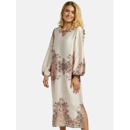 Jerseykleid LIBERT&Eacute; ESSENTIEL "Libert&eacute; Essentiel Dress WENNISE", Damen, Gr. S, Normalgr&ouml;&szlig;en, creme paisley, Obermaterial: 100% Polyester, Kleider Jerseykleid
