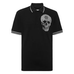 Philipp Plein Poloshirt Ss Skull
