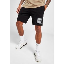 The North Face Small Box Reflektierendes Logo Shorts in schwarz